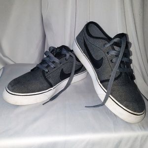 Nike | Shoes | Gray And Black Toki Nike Low Profile Sneakers | Poshmark
